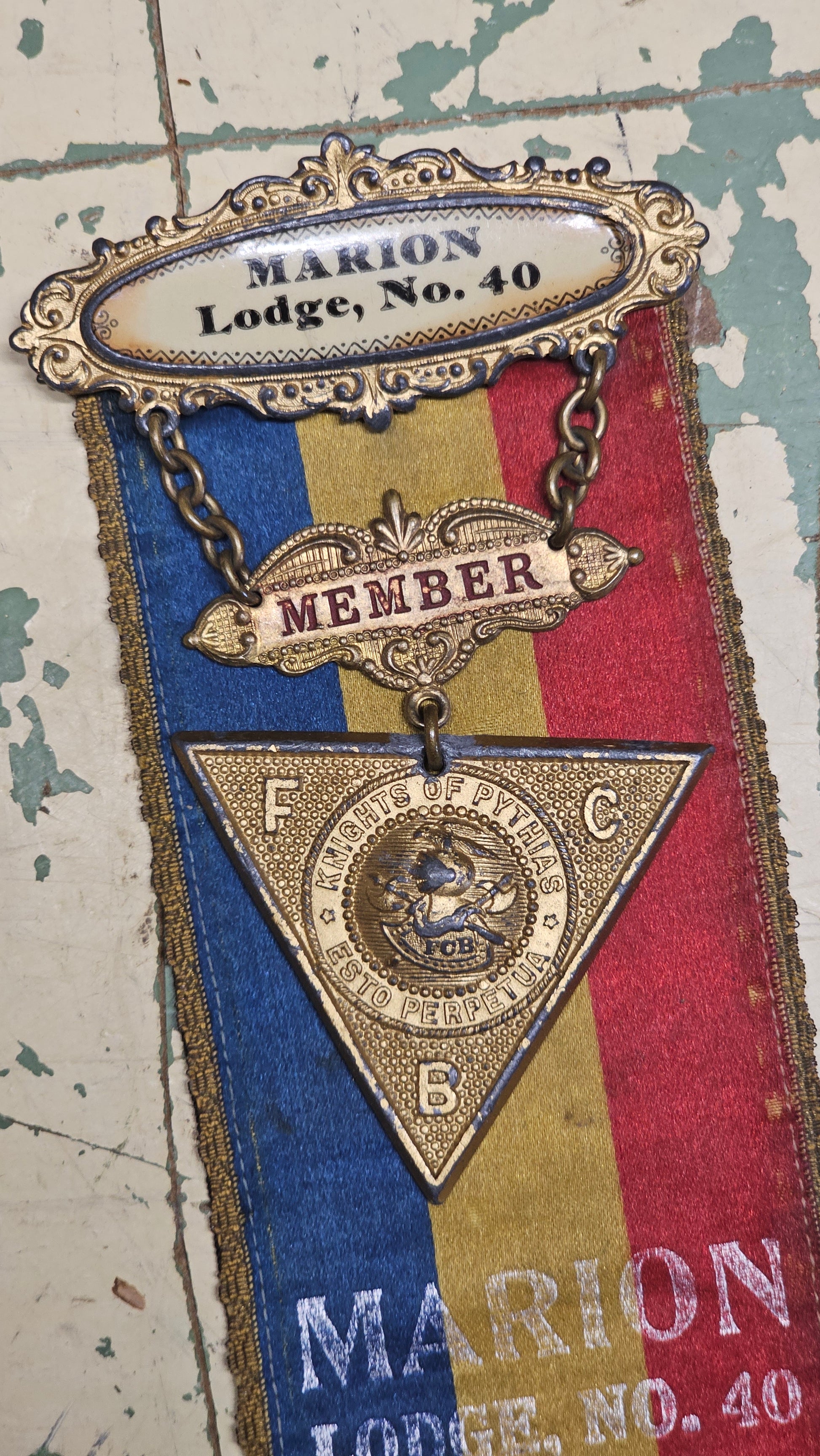 Antique Knights of Pythias FCB Marion Lodge No. 40, Fairmont, West Vir ...
