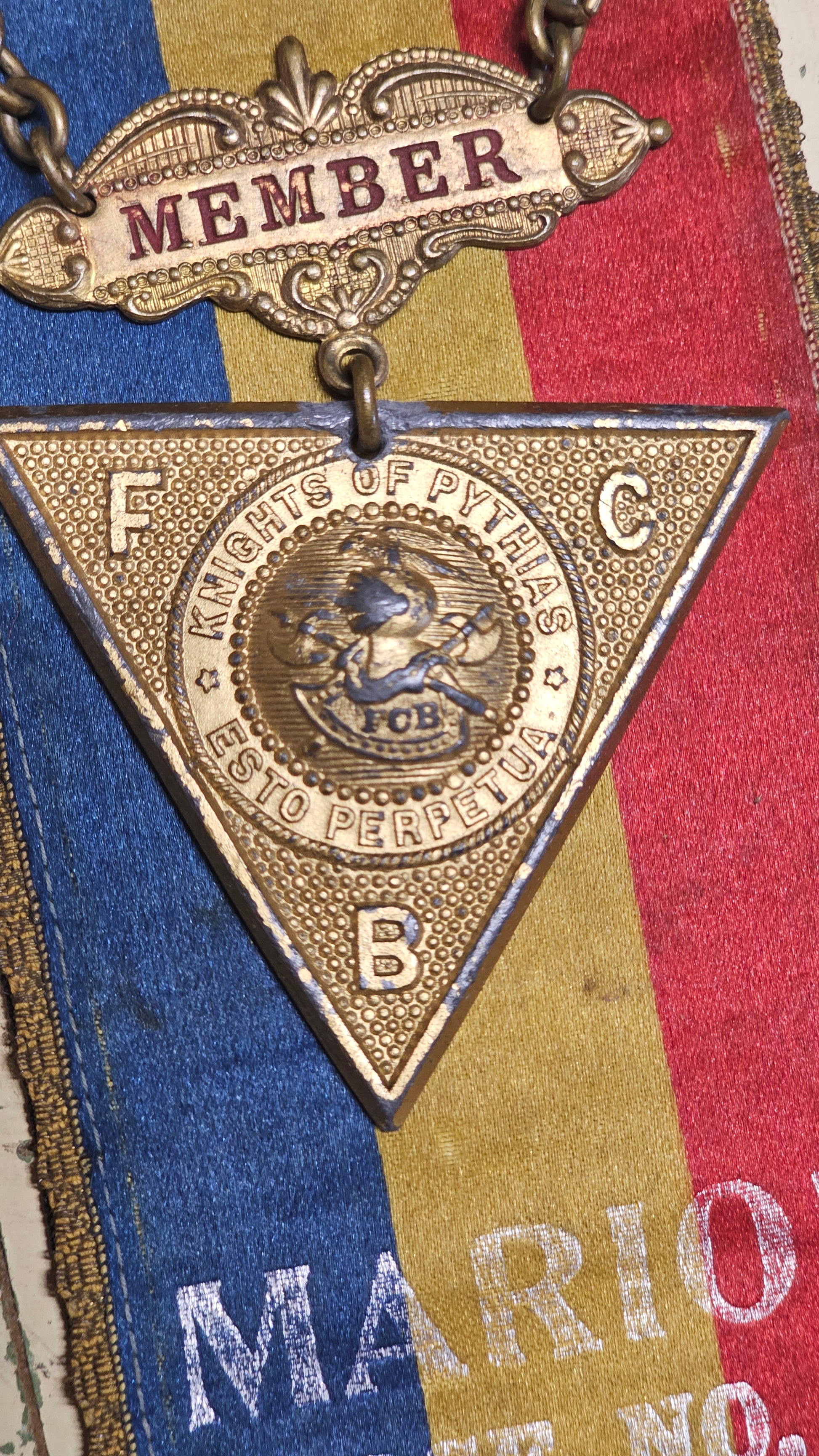 Antique Knights of Pythias FCB Marion Lodge No. 40, Fairmont, West Vir ...