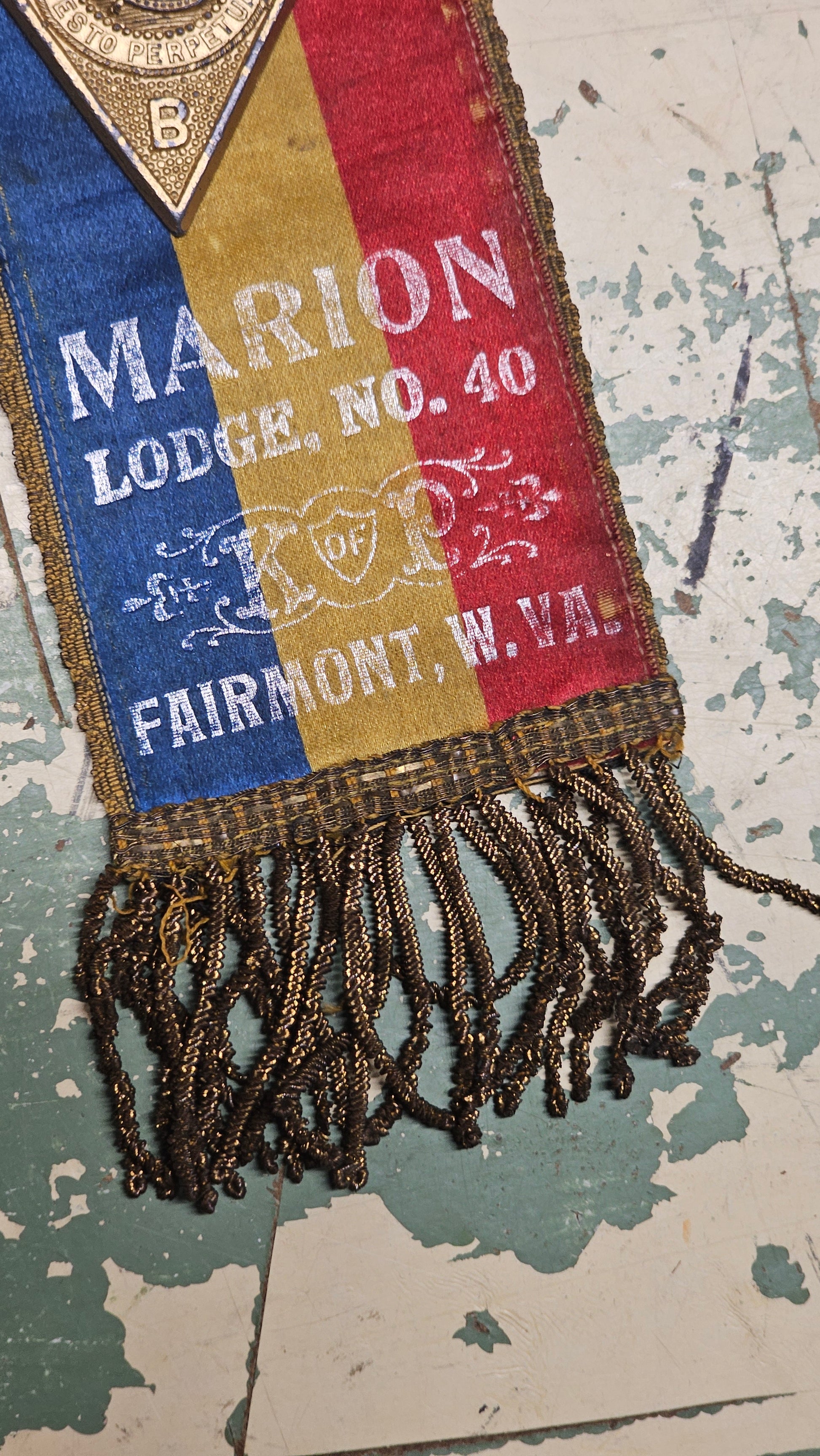 Antique Knights of Pythias FCB Marion Lodge No. 40, Fairmont, West Vir ...